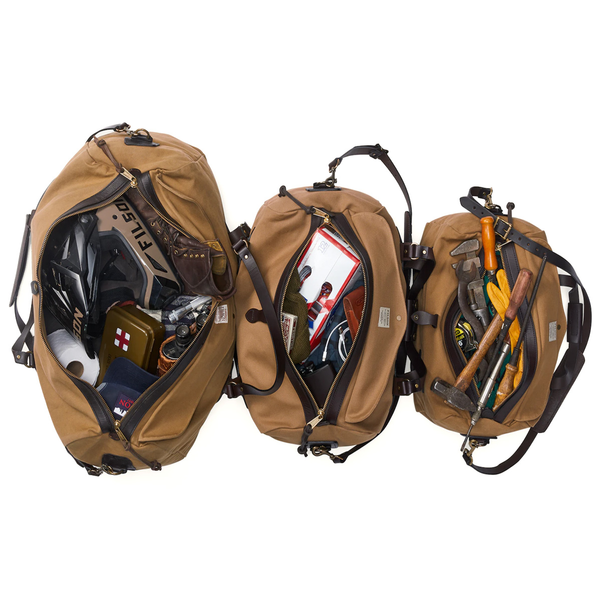 Filson Duffle Bag Large Tan, die perfekte Reischetasche