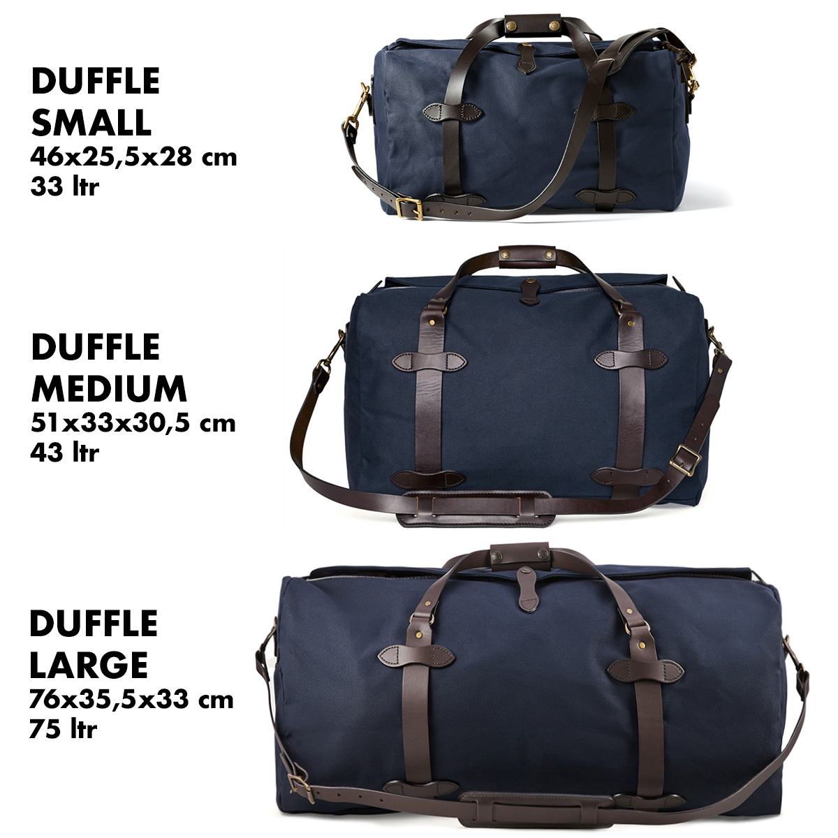 Filson Duffle Bag Large Navy, die perfekte Reischetasche