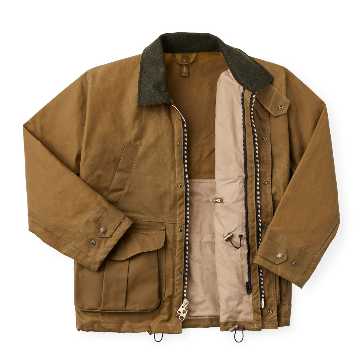 Filson Tin Cloth Field Jacket Otter Green, ideale Arbeitsjacke